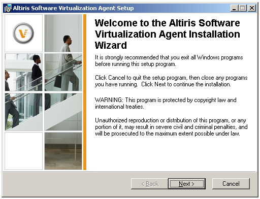 Altiris Software Virtualization Agent installation in 5 minutes ...